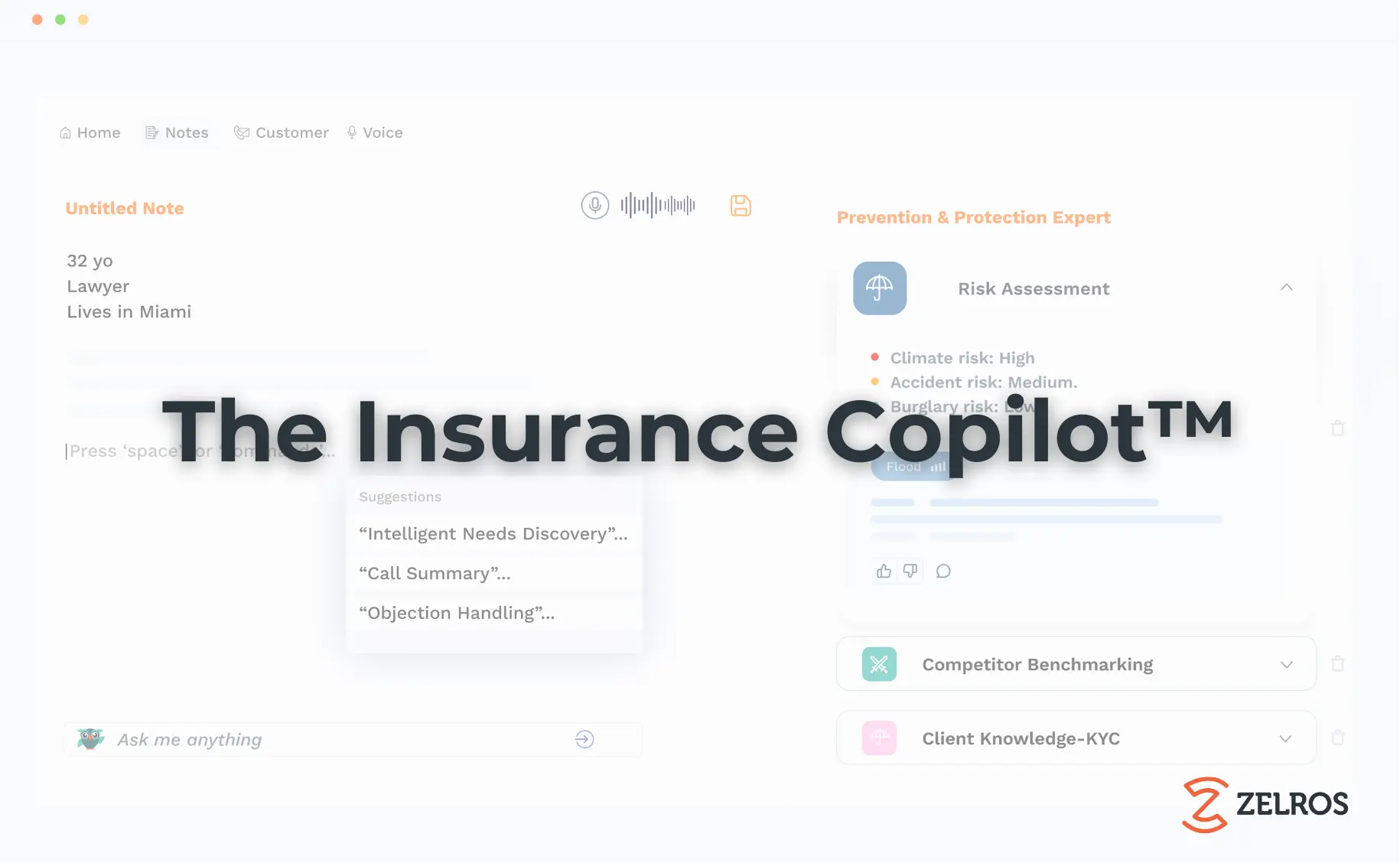 Zelros - The Insurance Copilot™: Empowering Agents Now - Zelros
